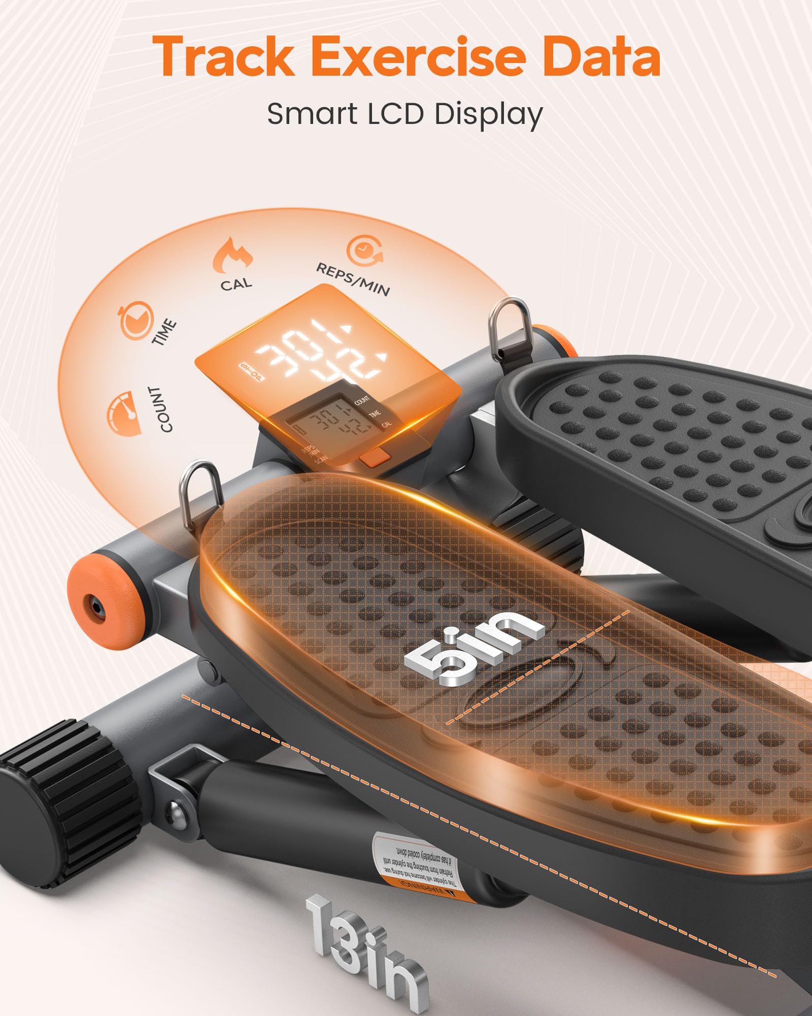Niceday Steppers for Exercise, Stair Stepper with Resistance Bands, Mi ... Niceday Steppers for Exercise, Stair Stepper with Resistance Bands, Mi ...